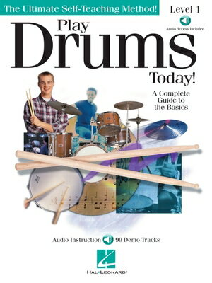 PLAY DRUMS TODAY LVL 1 W/CD Ultimate SelfーTeaching Method! Hal Leonard Corp HAL LEONARD PUB CO2001 Paperback English CD ...