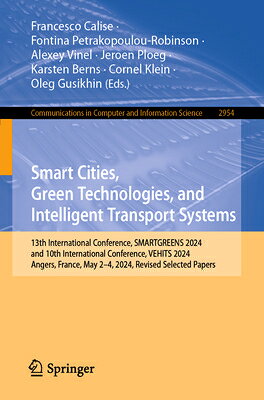 SMART CITIES GREEN TECHNOLOGIE Communications in Computer and Information Science Francesco Calise Fontina Petrakopoulou...