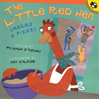 LITTLE RED HEN MAKES A PIZZA Picture Puffin Books Philemon Sturges Amy Walrod PUFFIN BOOKS2002 Paperback English ISBN：97...