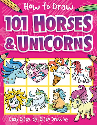 COLOR BKーHT DRAW 101 HORSES & How to Draw 101 Barry Green Barry Green IMAGINE THAT2019 Paperback English ISBN：9781789581...