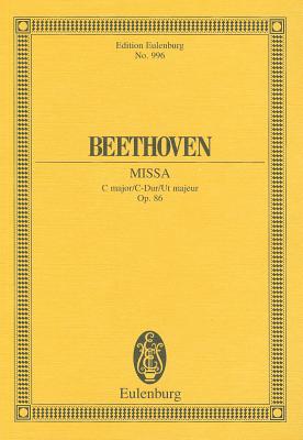 BEETHOVEN MISSA Edition Eulenburg Ludwig Van Beethoven Willy Hess EULENBURG1982 Paperback English ISBN：9783795761905 洋書 ...