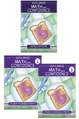 6TH GRD MATH W/CONFIDENCE COMP Math with Confidence Kate Snow Itamar Katz WELL TRAINED MIND PR2026 Paperback English ISB...