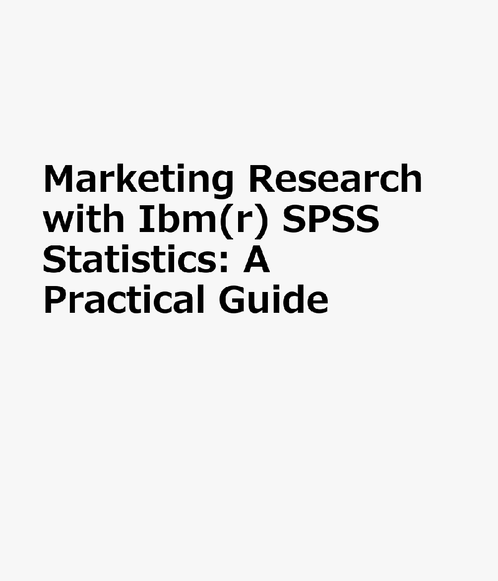 MARKETING RESEARCH W/IBM(R) SP Karine Charry Kristof Coussement Nathalie Demoulin ROUTLEDGE2018 Hardcover English ISBN：9...