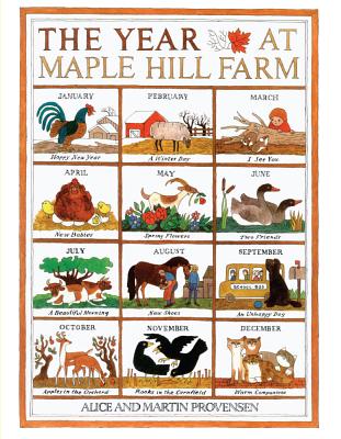 YEAR AT MAPLE HILL FARM BOUND Alice Provensen Provensen TURTLEBACK BOOKS2001 Prebound Bound for Schoo English ISBN：97806...