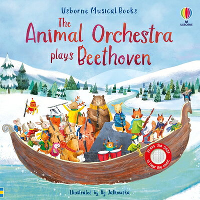 ANIMAL ORCHESTRA PLAYS BEETHOV Musical Books Sam Taplin Ag Jatkowska USBORNE BOOKS2025 Board　Books English ISBN：97818360...