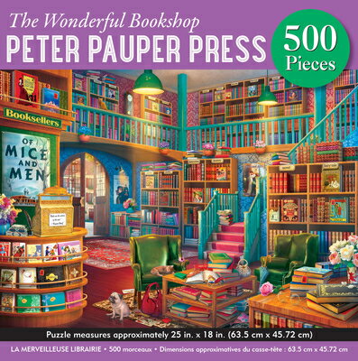 WONDERFUL BOOKSHOP 500ーPIECE P Peter Pauper Press PETER PAUPER2023 Other English ISBN：9781441342041 洋書 Family life & Com...