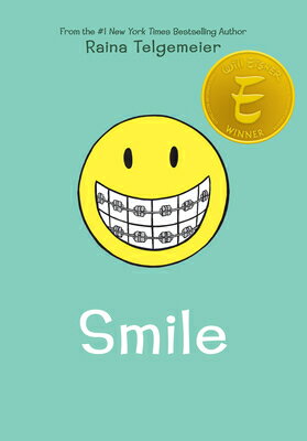 SMILE A GRAPHIC NOVEL Raina Telgemeier Raina Telgemeier GRAPHIX2010 Hardcover English ISBN：9780545132053 洋書 Books for ki...