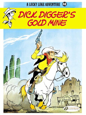 DICK DIGGERS GOLD MINE Lucky Luke Morris CINEBOOK LTD2014 Paperback English ISBN：9781849182089 洋書 Family life & Comics（生...