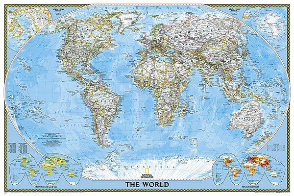 MAPーNATL GEO WORLD WALL MAP ー National Geographic Reference Map National Geographic Maps NATL GEOGRAPHIC MAPS2025 Other ...