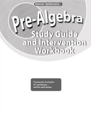 PREーALGEBRA STUDY GUIDE WORKBO Merrill PreーAlgebra McGraw Hill GLENCOE SECONDARY2006 Paperback Study Guide, Wo English I...
