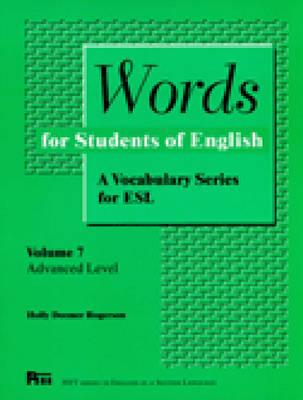 WORDS FOR STUDENTS OF ENGLISH Pitt English as a Second Language Holly Deemer Rogerson UNIV OF MICHIGAN PR1992 Paperback ...