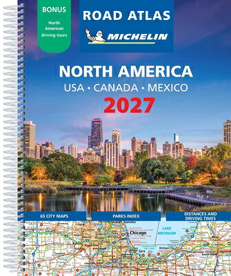 MICHELIN NORTH AMER ROAD ATLAS Michelin Editions MICHELIN TRAVEL PUBN2026 Spiral English ISBN：9782067272187 洋書 Travel（旅行...