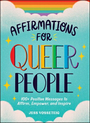 AFFIRMATIONS FOR QUEER PEOPLE Jess Vosseteig ADAMS MEDIA2024 Hardcover English ISBN：9781507222263 洋書 Business & SelfーCul...