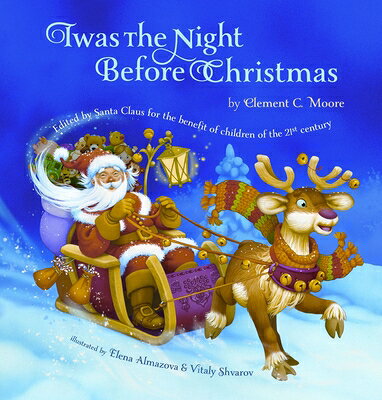 TWAS THE NIGHT BEFORE XMAS Clement C. Moore Elena Almazova Vitaly Shvarov GRAFTON & SCRATCH PUBL2013 Paperback English I...