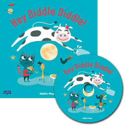 HEY DIDDLE DIDDLE Classic Books with Holes Us Soft Cover with CD Emma Schmid CHILDS PLAY2018 Paperback English ISBN：9781...
