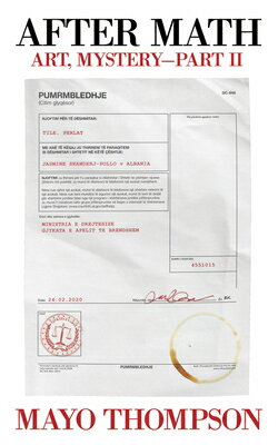 AFTER MATH Mayo Thompson DRAG CITY2023 Hardcover English ISBN：9781937112363 洋書 Fiction & Literature（小説＆文芸） Fiction