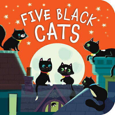 5 BLACK CATSーBOARD Patricia Hegarty Julia Woolf TIGER TALES2016 Board　Books English ISBN：9781589252394 洋書 Books for kids...