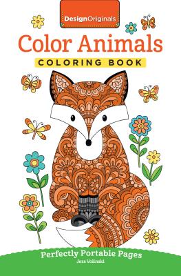 COLOR ANIMALS COLOR BK OnーTheーGo Coloring Book Jess Volinski DESIGN ORIGINALS2016 Paperback English ISBN：9781497202399 洋...