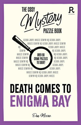 DEATH COMES TO ENIGMA BAY Cosy Mystery Puzzle Books Richardson Puzzles and Games RICHARDSON PUB (NC)2024 Paperback Engli...