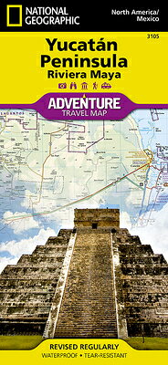 MAPーYUCATAN PENINSULA RIVIERA National Geographic Adventure Map National Geographic Maps NATL GEOGRAPHIC MAPS2009 Folded...