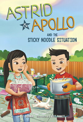 ASTRID & APOLLO & THE STICKY N Astrid and Apollo V. T. Bidania Evelt Yanait PICTURE WINDOW BOOKS2024 Paperback English I...