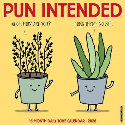 PUN INTENDED 2026 WALL CAL Willow Creek Press WILLOW CREEK PR2025 Wall English ISBN：9781549252518 洋書 Fiction & Literatur...