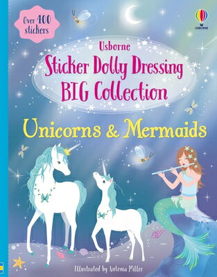 SDD BIG COLL UNICORNS & MERMAI Sticker Dolly Dressing Antonia Miller Fiona Watt USBORNE BOOKS2025 Paperback English ISBN...