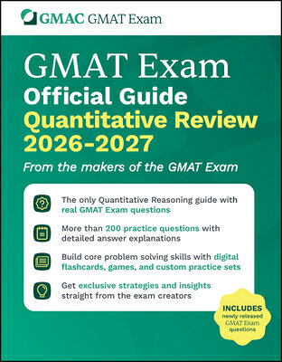 GMAT OFF GD QUANTITATIVE REVIE Gmac (Graduate Management Admission Coun WILEY2026 Paperback English ISBN：9781394412655 洋...