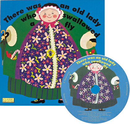 THERE WAS AN OLD LADY WHO SWAL Classic Books with Holes Us Soft Cover with CD Pam Adams CHILDS PLAY2009 Paperback Englis...