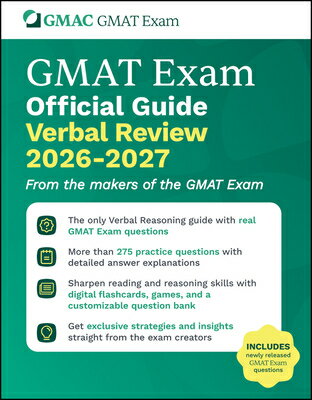 GMAT OFF GD VERBAL REVIEW 2026 Gmac (Graduate Management Admission Coun WILEY2026 Paperback English ISBN：9781394412679 洋...