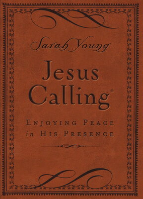 JESUS CALLING SMALL BROWN LEAT Jesus Calling Sarah Young THOMAS NELSON PUB2015 Imitation　Leather Deluxe English ISBN：978...