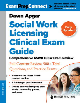 SOCIAL WORK LICENSING CLINICAL Dawn Apgar SPRINGER PUB2024 Paperback English ISBN：9780826192875 洋書 Social Science（社会科学） ...