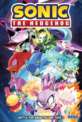 BATTLE FOR ANGEL ISLAND PART 2 Sonic the Hedgehog Set 2 Ian Flynn Tracy Yardley GRAPHIC NOVELS2023 Library　Binding Engli...