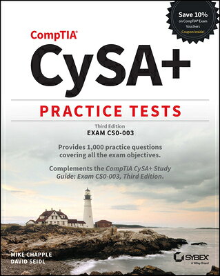 COMPTIA CYSA+ PRACT TESTS 3/E Sybex Study Guide Mike Chapple David Seidl SYBEX INC2023 Paperback English ISBN：9781394182...