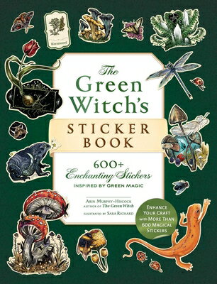 GREEN WITCHS STICKER BK Green Witch Witchcraft Arin MurphyーHiscock Sara Richard ADAMS MEDIA2024 Paperback English ISBN：9...