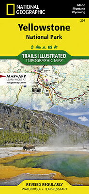 MAPーYELLOWSTONE NATL PARK MAP National Geographic Trails Illustrated Map National Geographic Maps NATL GEOGRAPHIC MAPS20...