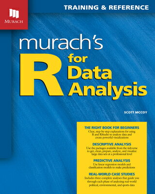 MURACHS R FOR DATA ANALYSIS Scott McCoy MIKE MURACH & ASSOC INC2022 Paperback English ISBN：9781943873036 洋書 Computers & ...