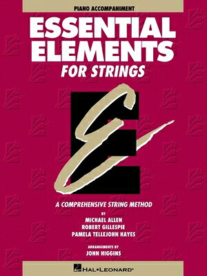 ESSENTIAL ELEMENTS FOR STRINGS Robert Gillespie Pamela Tellejohn Hayes Michael Allen HAL LEONARD PUB CO1995 Paperback En...