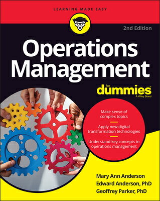 OPERATIONS MGMT FOR DUMMIES 2/ Mary Ann Anderson Edward J. Anderson Geoffrey Parker FOR DUMMIES2021 Paperback English IS...