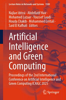 ARTIFICIAL INTELLIGENCE & GREE Lecture Notes in Networks and Systems Najlae Idrissi Abdellatif Hair Mohamed Lazaar SPRIN...