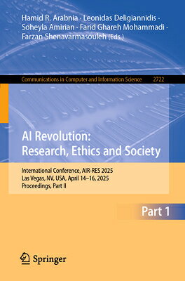 AI REVOLUTION RESEARCH ETHICS Communications in Computer and Information Science Hamid R. Arabnia Leonidas Deligiannidis...