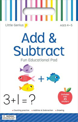 COLOR BKーADD & SUBTRACT Little Genius Shelley Cox LAKE PR2026 Paperback English ISBN：9780655233206 洋書 Books for kids（児童書...