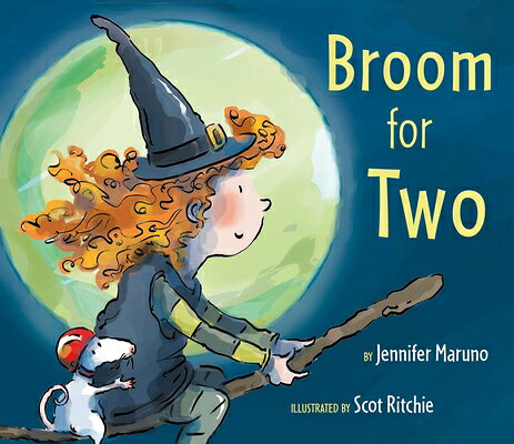 BROOM FOR 2 Jennifer Maruno Scot Ritchie PAJAMA PR2024 Hardcover English ISBN：9781772783209 洋書 Books for kids（児童書） Juven...