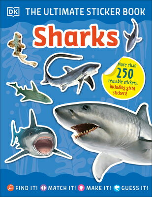ULTIMATE STICKER BK SHARKS R/E Ultimate Sticker Book DK DK PUB2021 Paperback Reissue English ISBN：9780744033229 洋書 Books...