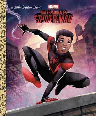 MILES MORALES (MARVEL SPIDERーM Little Golden Book Frank Berrios Shane Clester GOLDEN BOOKS PUB CO INC2020 Hardcover Engl...