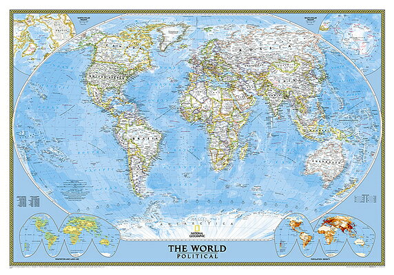 MAPーNATL GEOGRAPHIC WORLD WALL National Geographic Reference Map National Geographic Maps NATL GEOGRAPHIC MAPS2021 Not　F...