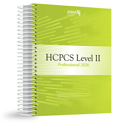 HCPCS 2026 LEVEL II PROFESSION American Medical Association AMER MEDICAL ASSOC2026 Spiral English ISBN：9781640163300 洋書 ...