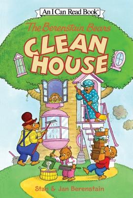 B BEARS CLEAN HOUSE I Can Read Level 1 Jan Berenstain Stan Berenstain Jan Berenstain HARPER FESTIVAL2004 Paperback Engli...