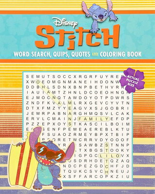 DISNEY STITCH WORD SEARCH QUIP Coloring Book & Word Search Editors of Thunder Bay Press THUNDER BAY PR2026 Paperback Eng...