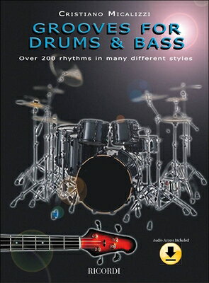 GROOVES FOR DRUMS & BASS BOOK/ Cristiano Micalizzi RICORDI2005 Other English ISBN：9781423403388 洋書 Art & Entertainment（芸...
